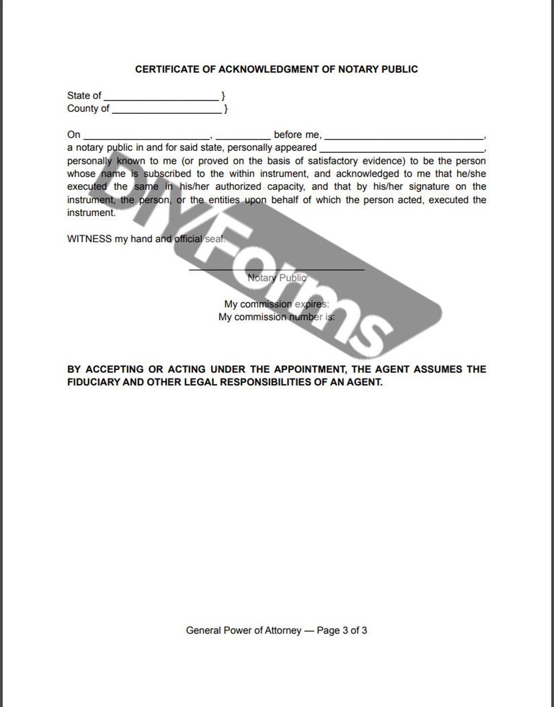 Comprehensive DIY General Power of Attorney Kit – Secure Your Affairs ...