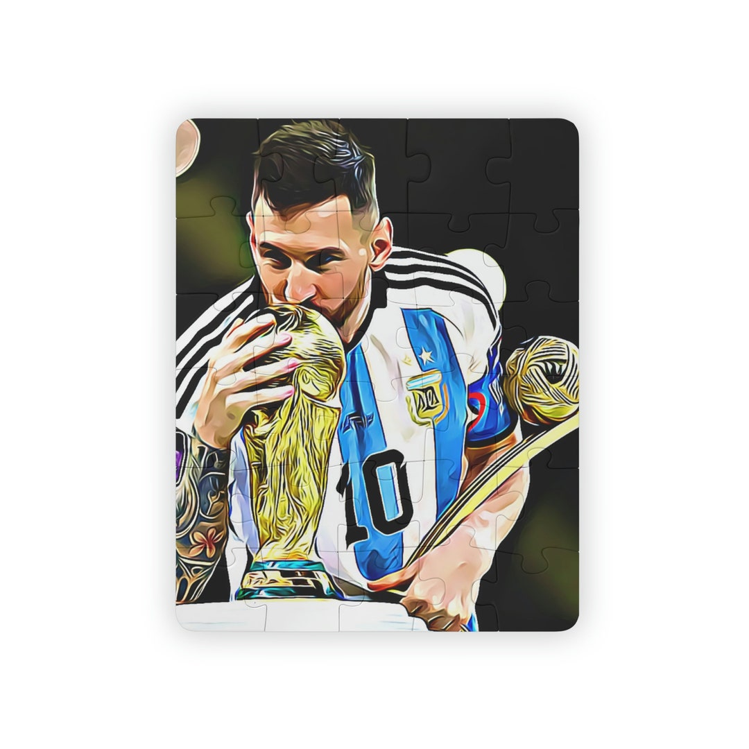 Messi World Cup Victory Puzzle - 30 Piece Kids' Puzzle - Etsy