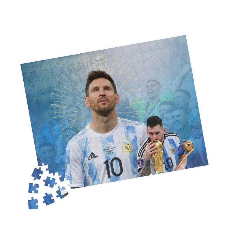 Lionel Messi Champion of the World Puzzle Soccer Puzzles Argentina ...