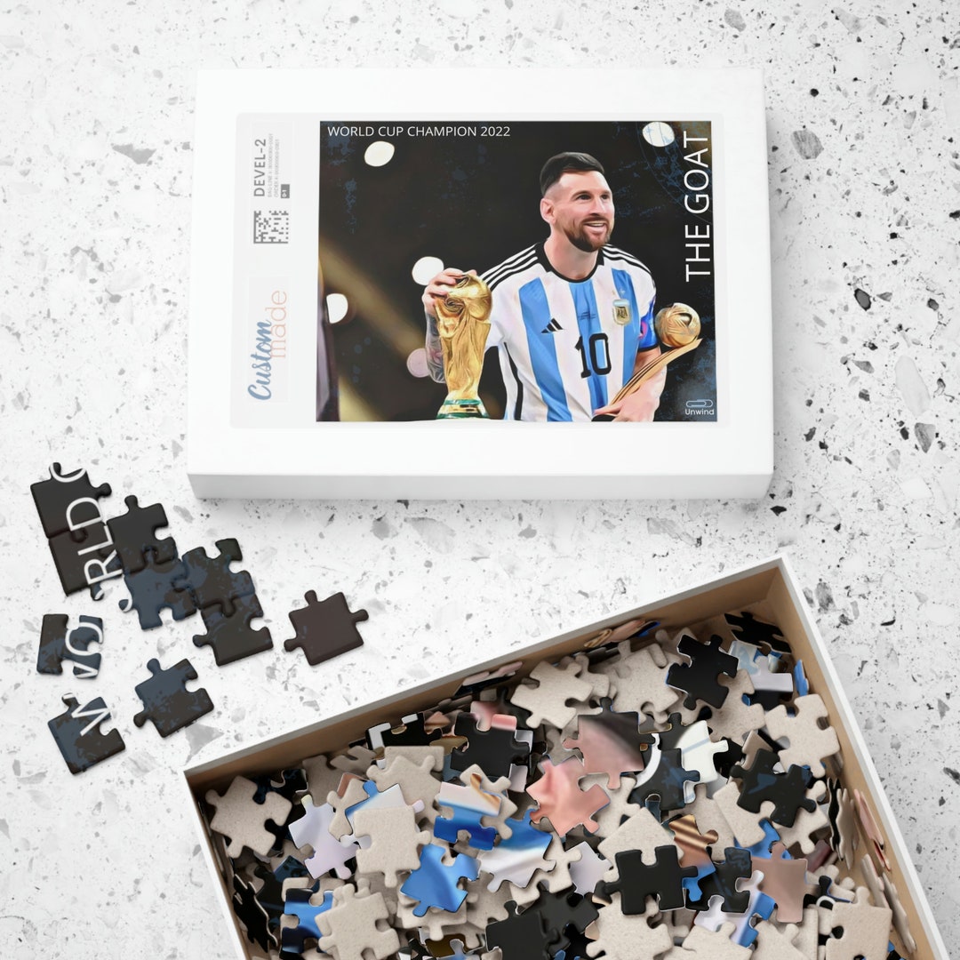 Messi World Cup Champion Puzzle: 110, 252, 500 or 1014 Pieces-relive ...