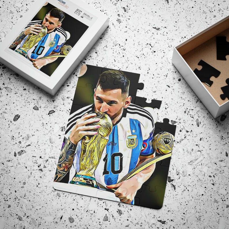 Kids' Puzzle- Celebrate Messi's World Cup Victory With Our 30-piece ...