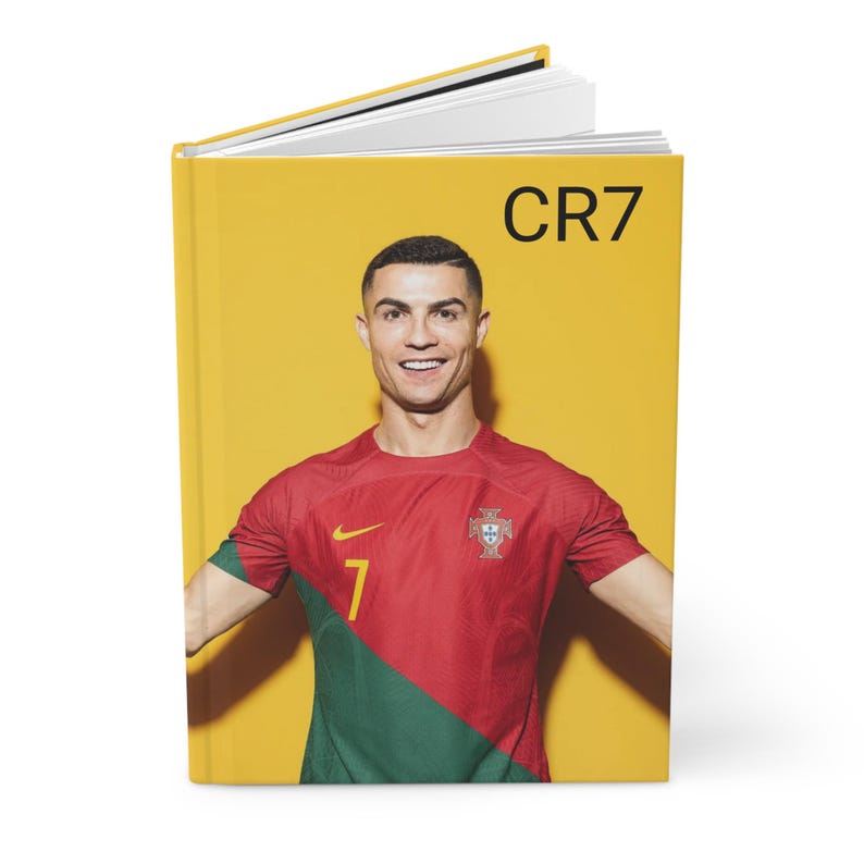 CR7 Notebook- Cristiano Hardcover Journal Matte- Cristiano Ronaldo ...