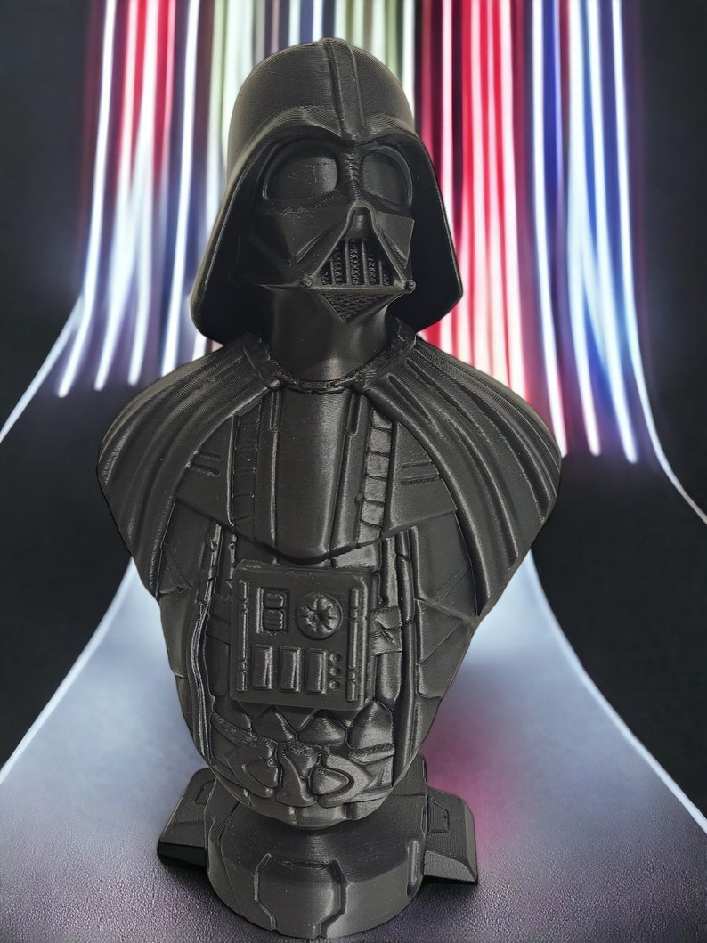 3D Printed Fan Art Darth Vader Bust Star Wars PLA Fan Decor - Etsy
