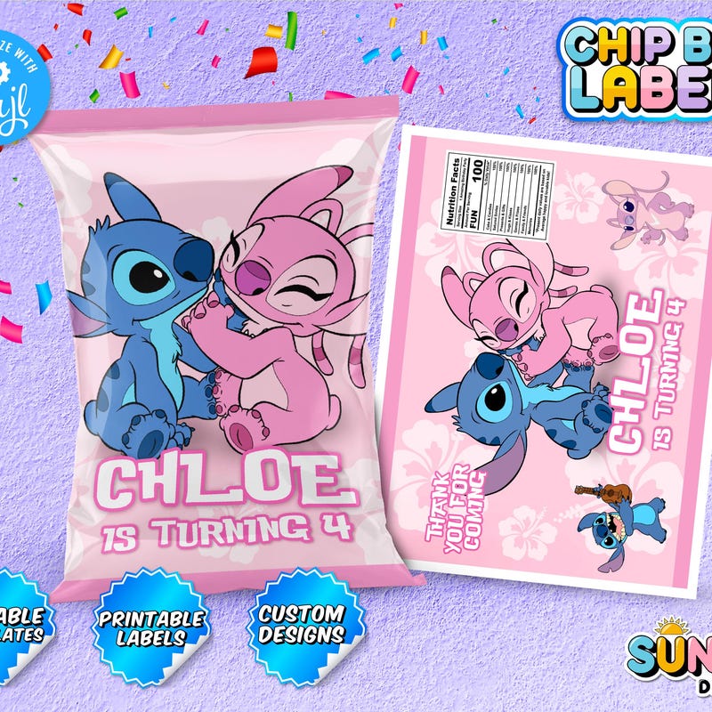 Custom Chip Bags - Etsy