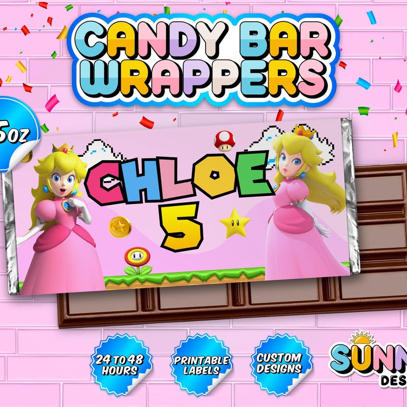 Princess Candy Bar - Etsy