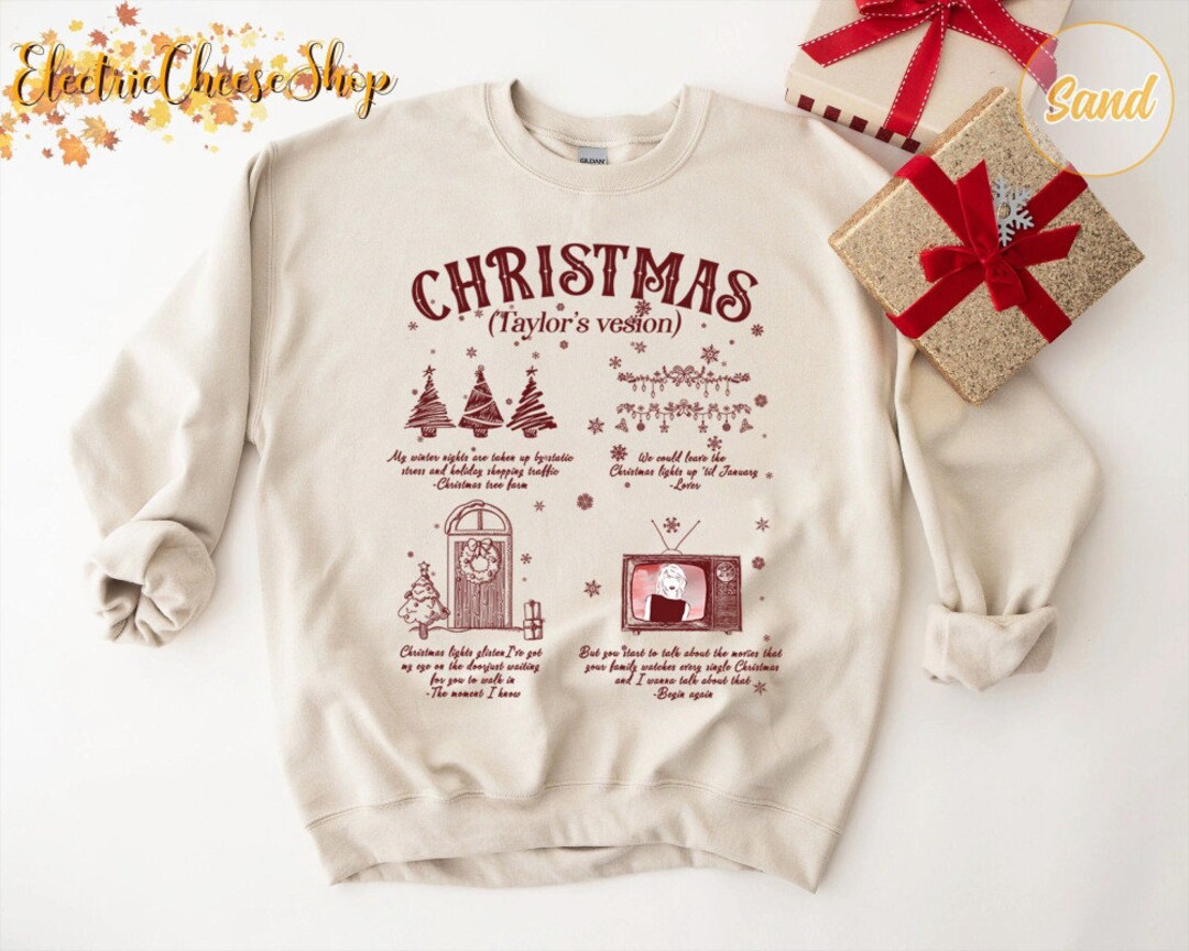 Vintage Swift Christmas Taylor's Version Shirt Eras Tour - Etsy