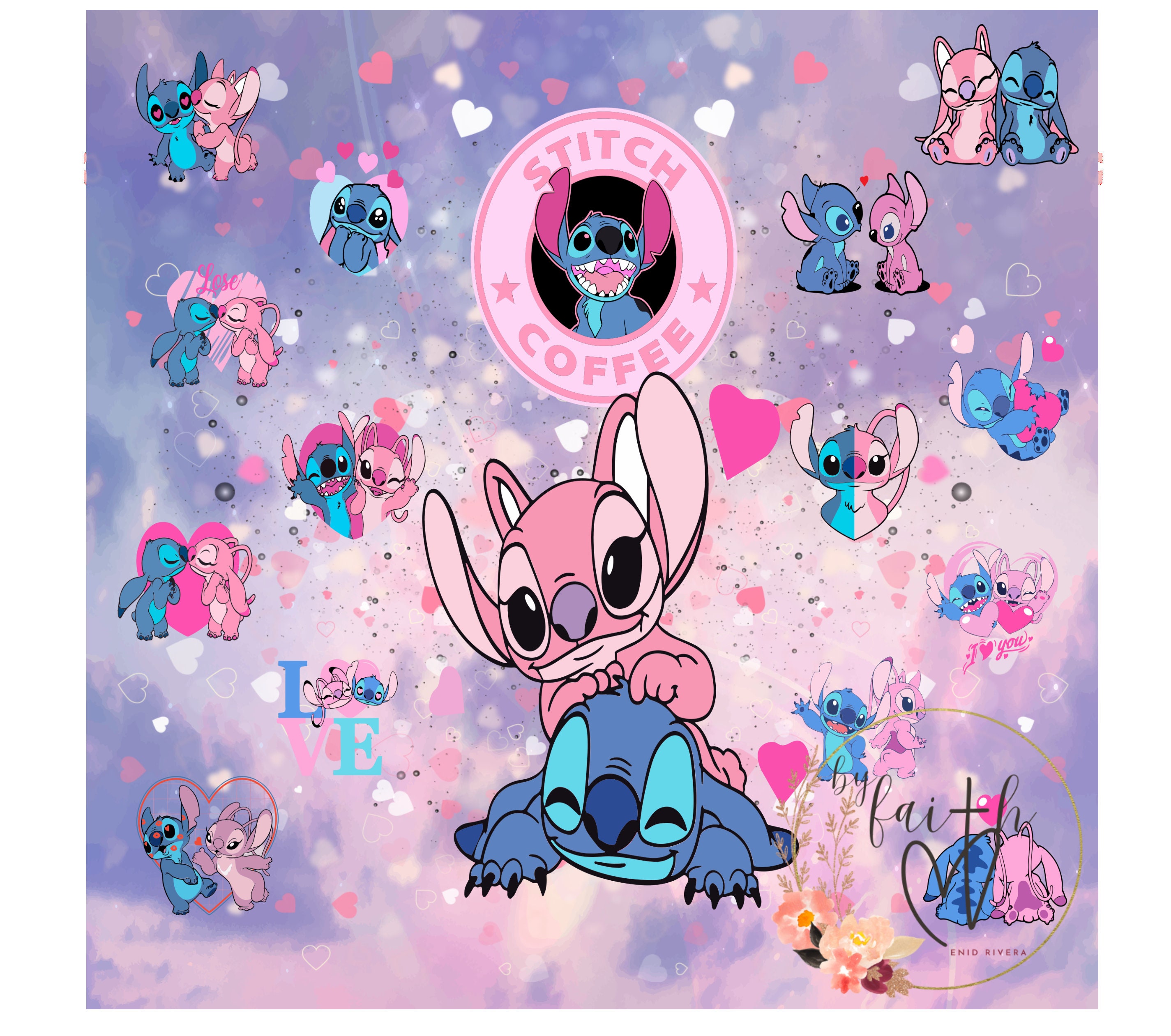 Stitch Tumbler Wrap Etsy