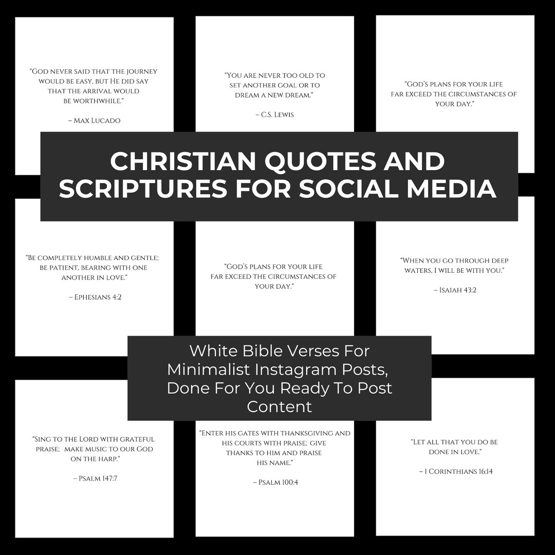 Christian Quote Pack | Christian Related Quote | Christian Quote Post ...