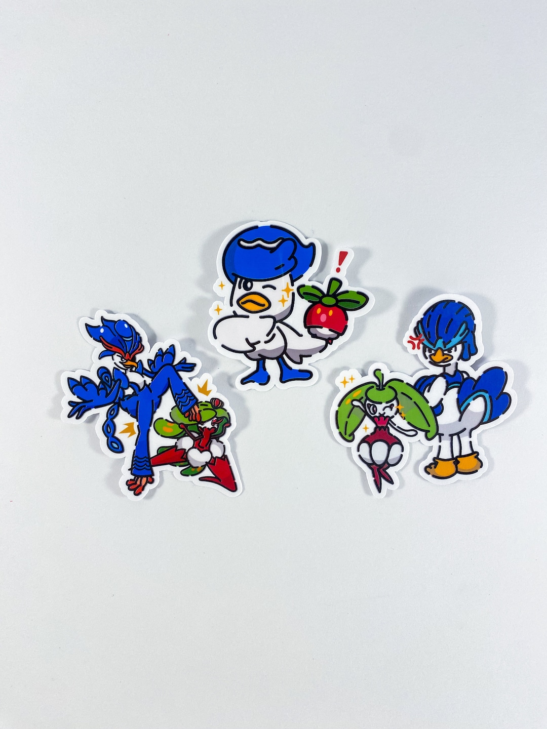 Water Type Evolution Trio Sticker Pack - Etsy