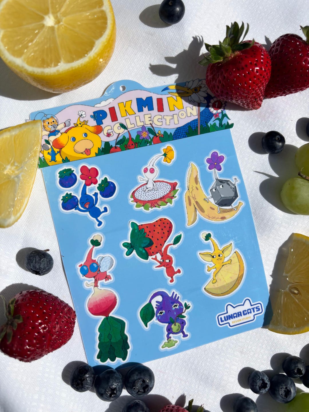 Mini Pikmin Collection Sticker Sheet - Etsy