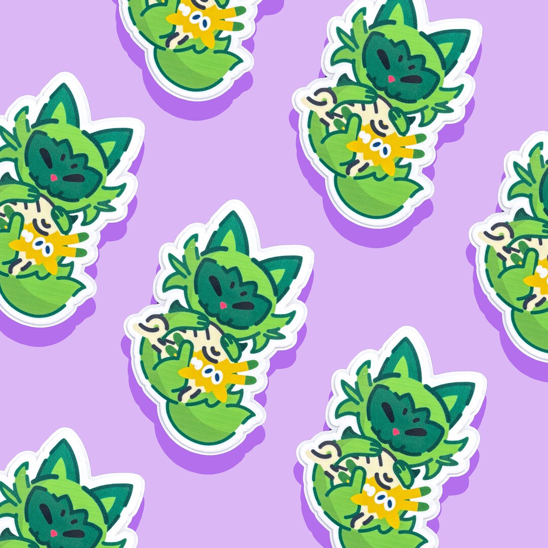 NEW Sprigatito Sticker - Etsy