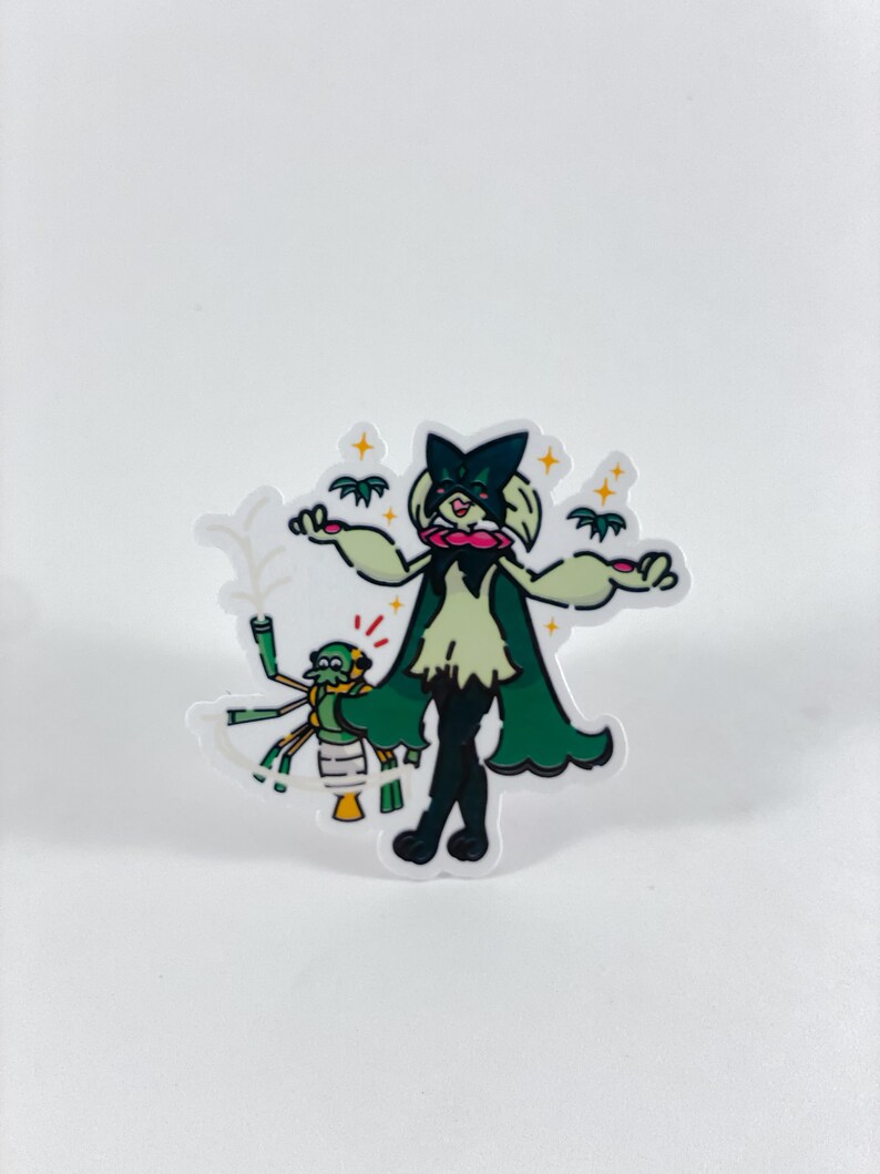Grass Type Evolution Trio Sticker Pack - Etsy