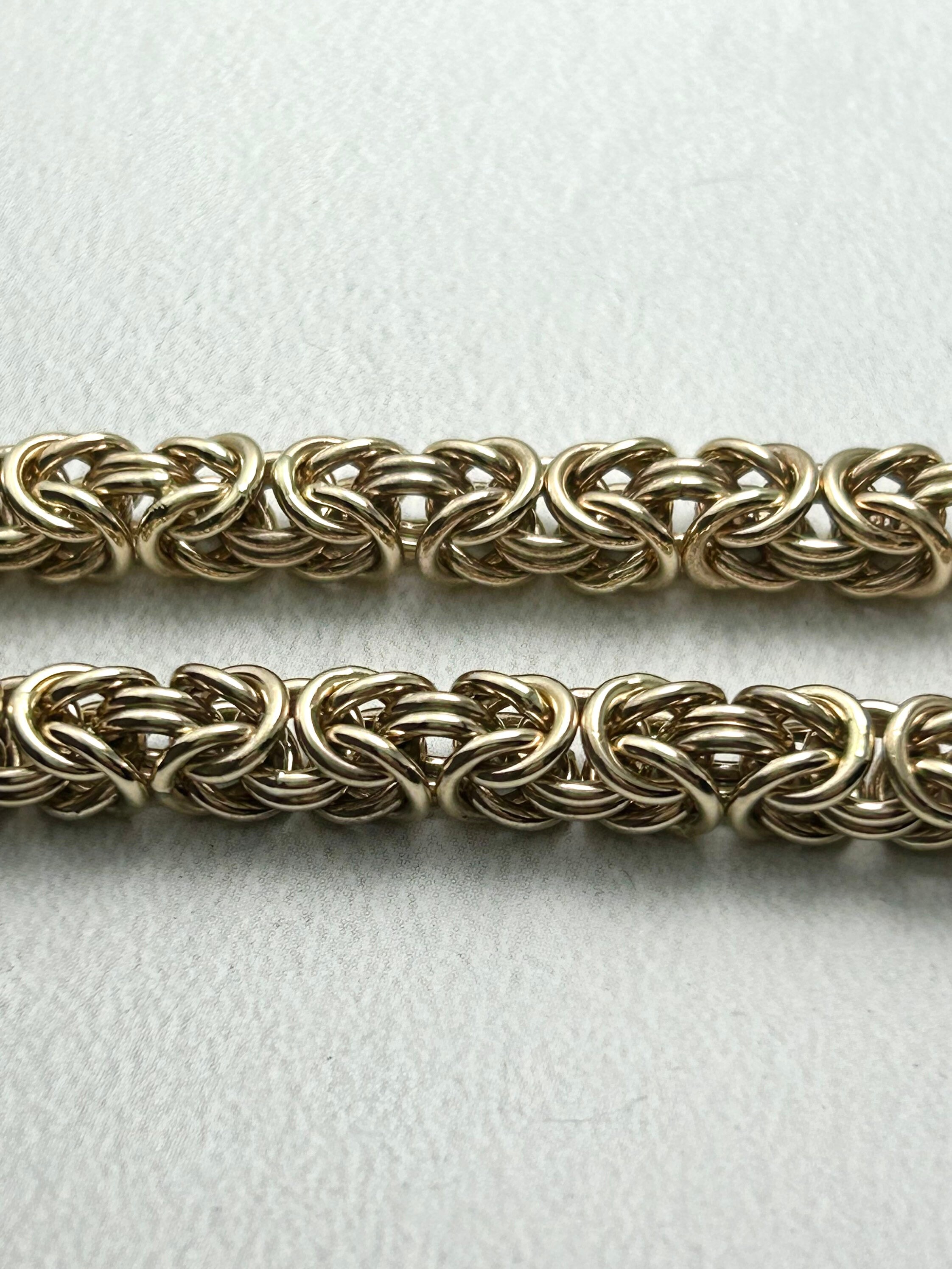 Handmade Byzantine Chain 14k or 18k Solid Gold. - Etsy