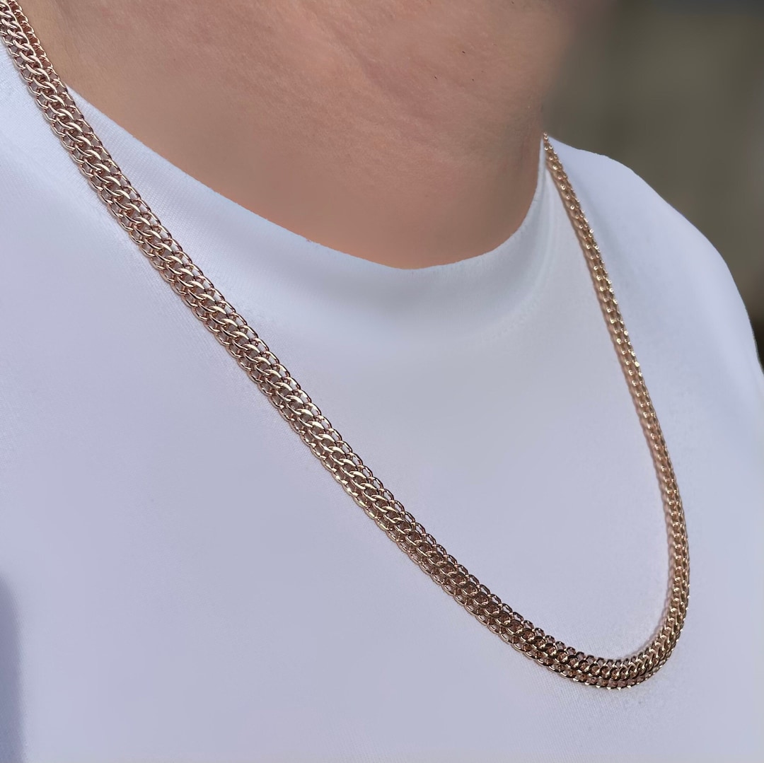 Handmade Solid Gold Chain - Etsy