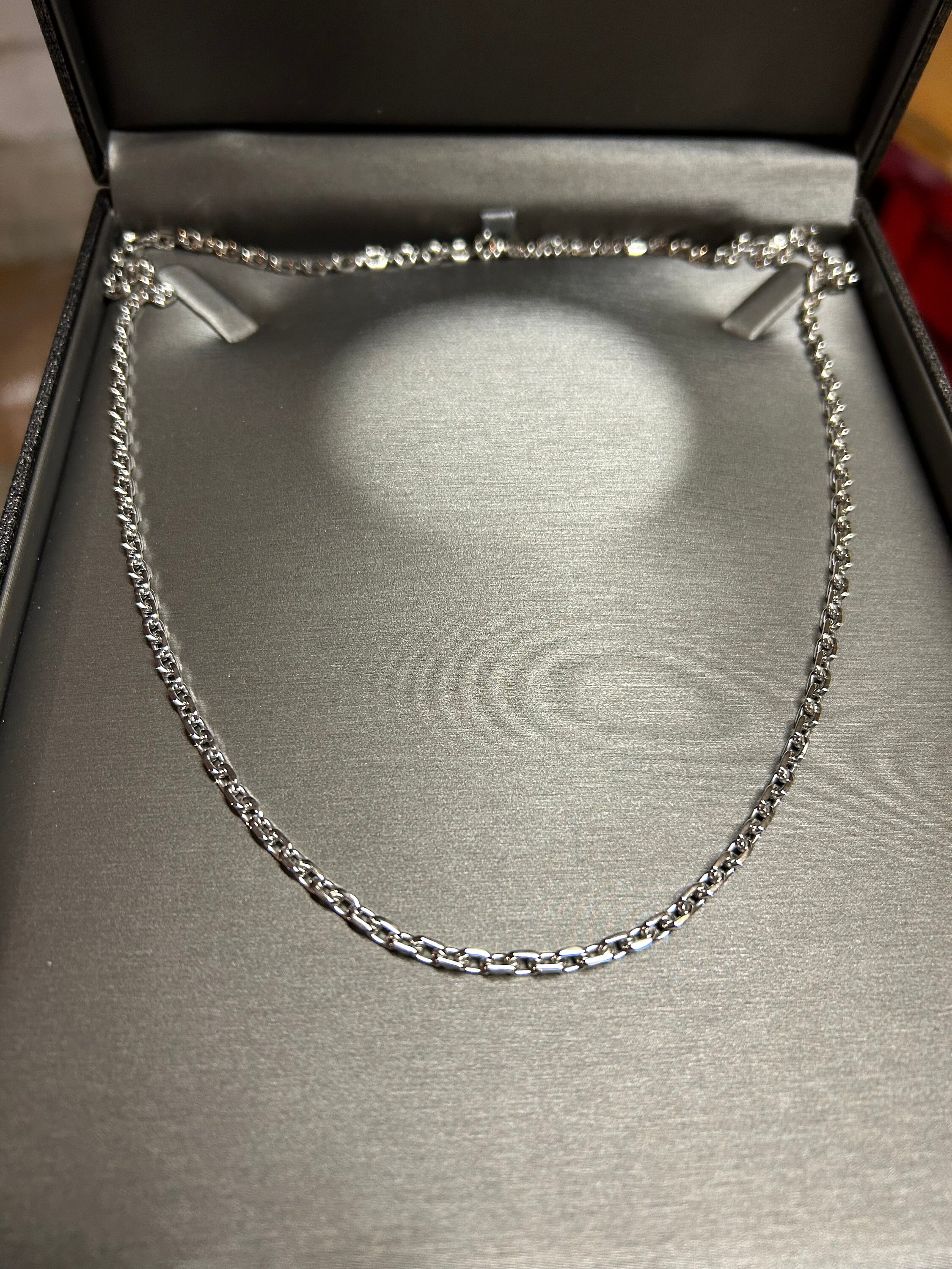 Handmade 14K or 18K Solid Gold Anchor Chain - Etsy