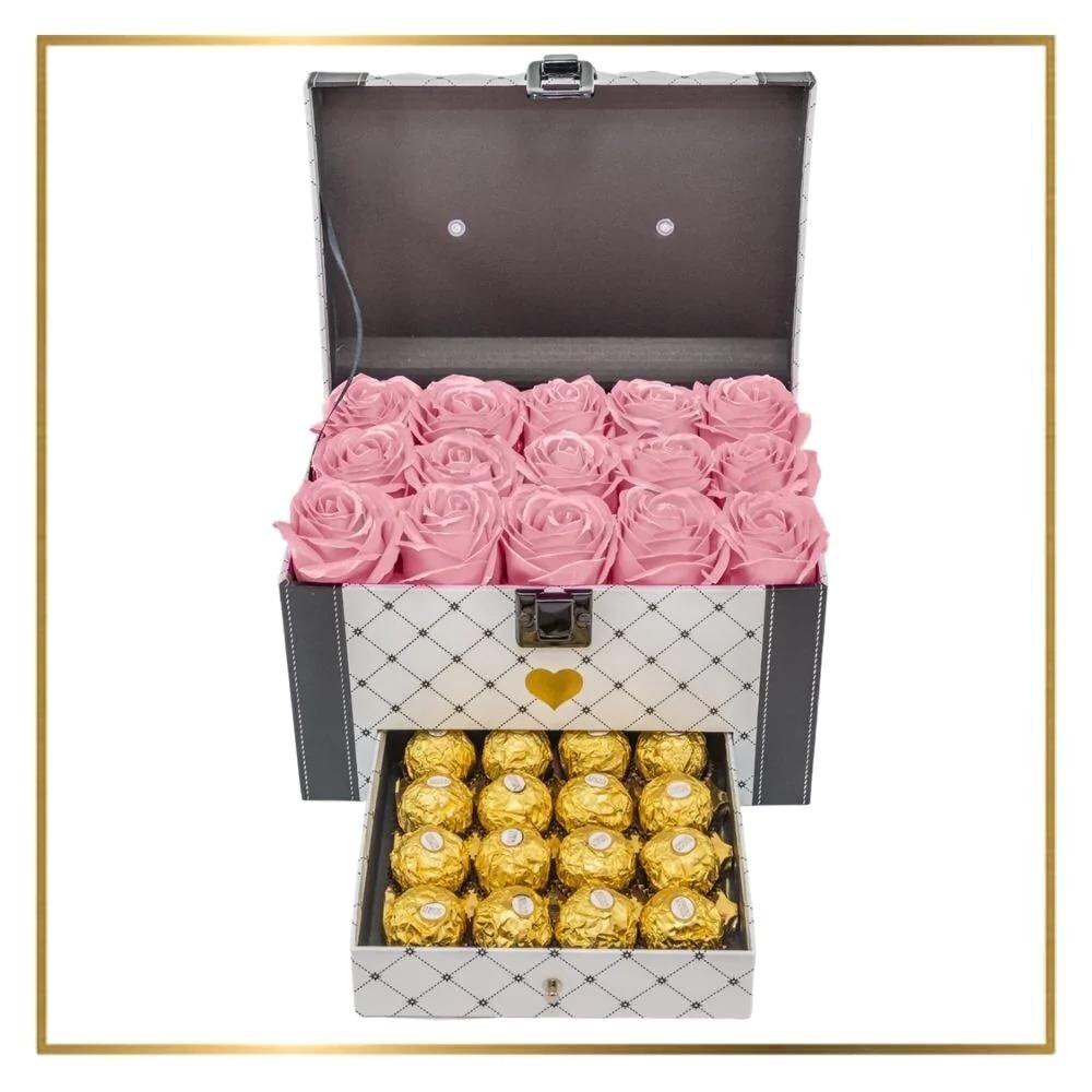 Surprise Suitcase | Roses and Chocolates Gift Box | Valentine's Day ...