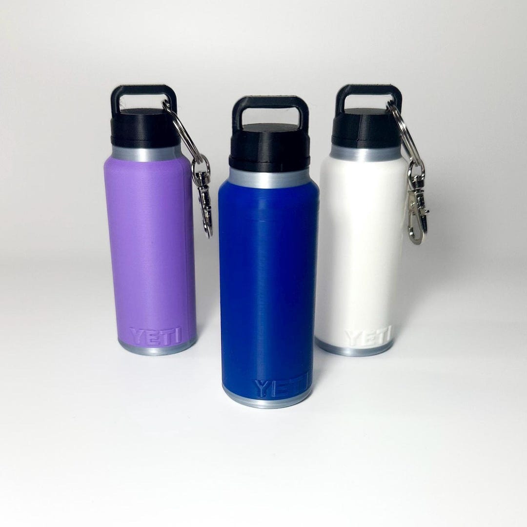 Mini Yeti Tumbler Chapstick Holder | 3D Printed Keychain | Cute Gift ...