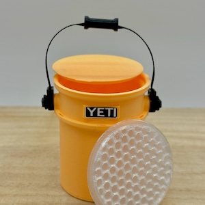 Yeti 3d Print | Miniature Bucket With Lid | Cute Models | Desk Toy ...