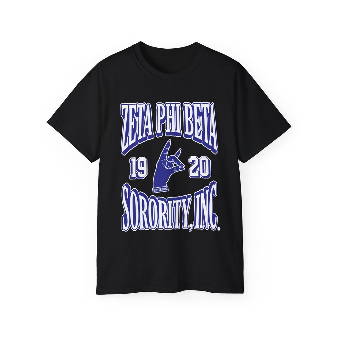 Zeta Phi Beta Vintage Hand Sign Shirt - Etsy