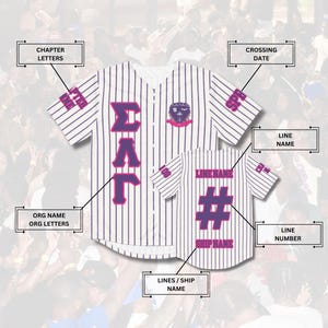 Sigma Lambda Gamma Sublimated Baseball Jersey – Personalized Greek Apparel for Sorority Pride - Etsy