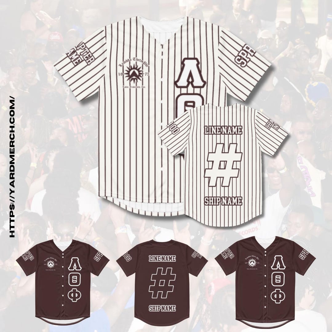 Lambda Theta Phi Sublimated Baseball Jersey – Personalized Greek Apparel for Fraternity Pride - Etsy