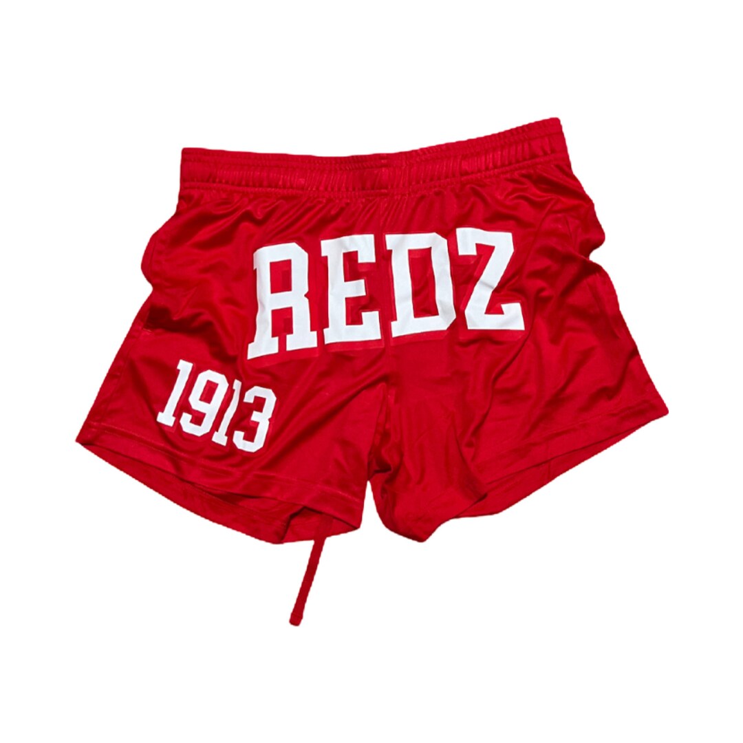 REDZ Red Athletic Short Shorts - Etsy