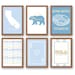 UCLA College Apartment Decor, Dorm Room Bundle, Trendy Poster, Set of 6 ...