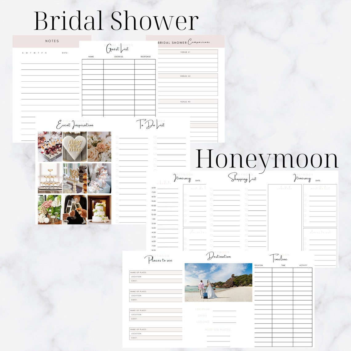 Wedding Planner Book Wedding Planning Checklist Wedding - Etsy