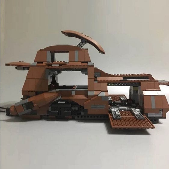Star Wars Trade Federation MTT Building Kit Battle Droid Carrier With ...