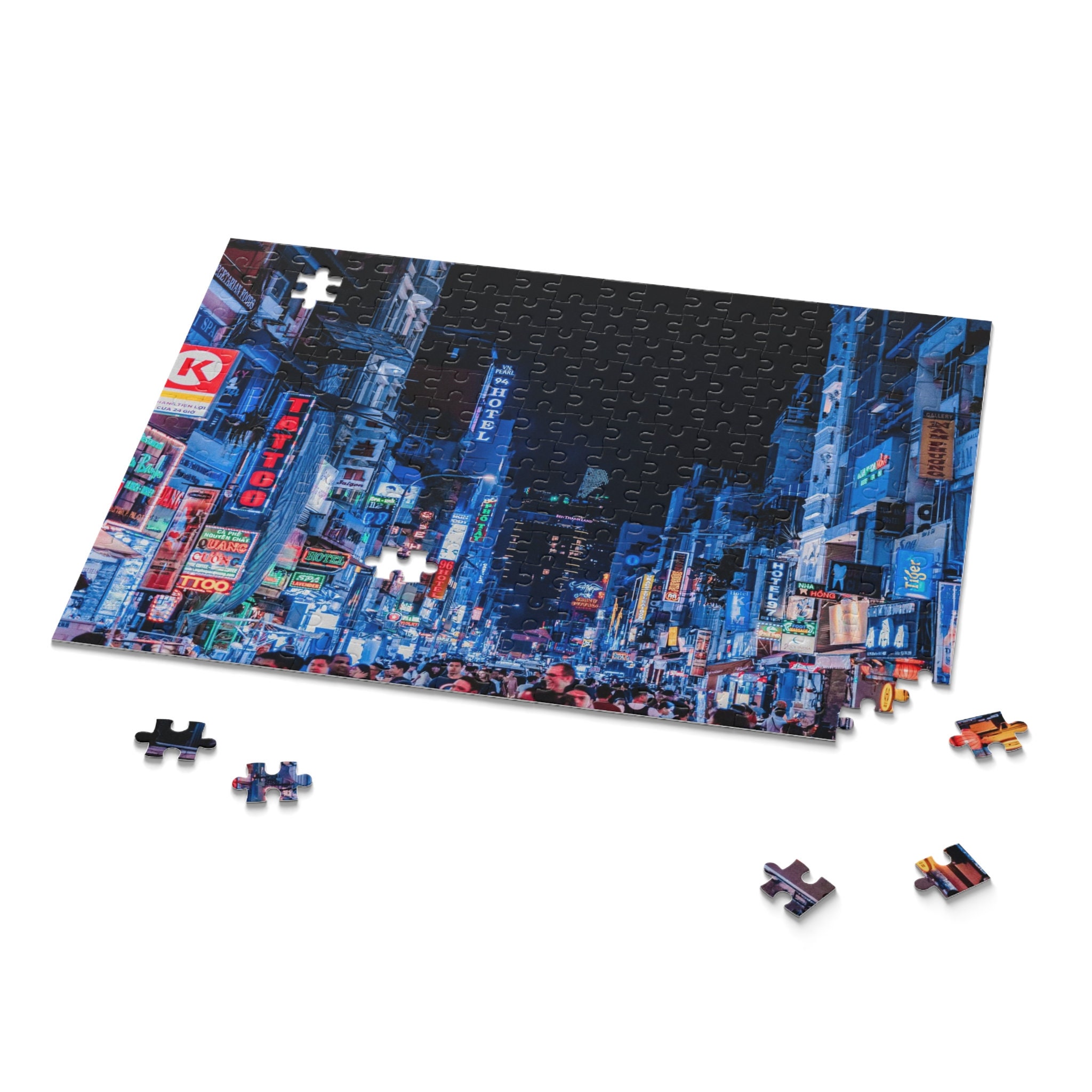The City That Never Sleeps Vietnam Jigsaw Puzzle Saigon - Etsy