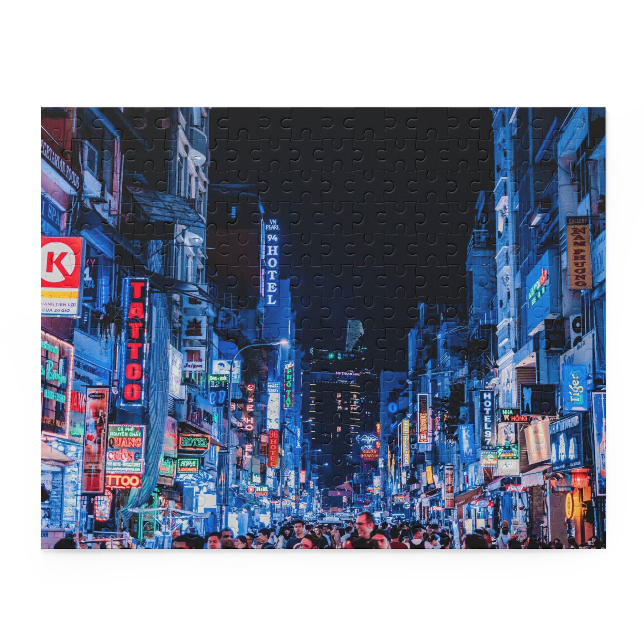 The City That Never Sleeps Vietnam Jigsaw Puzzle Saigon - Etsy