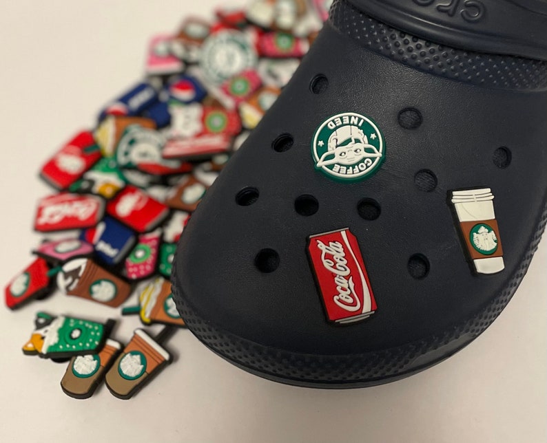 Coffee Cola Drinks Jibbitz Croc Charms Decorations - Etsy