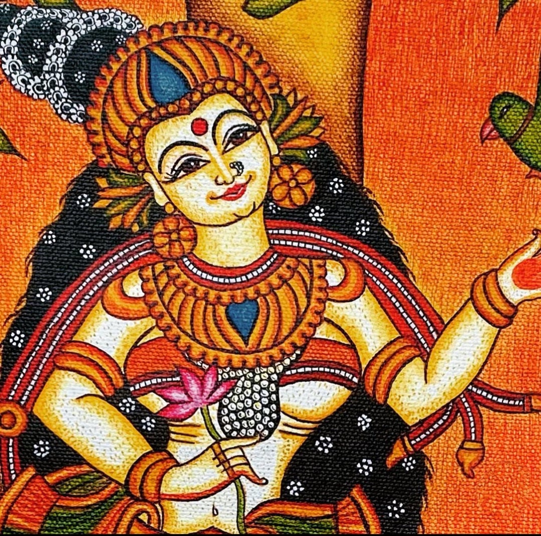 Saraswathi Devi Painting - Etsy