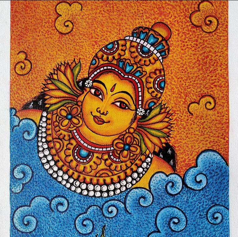 Devi Mural Painting - Etsy