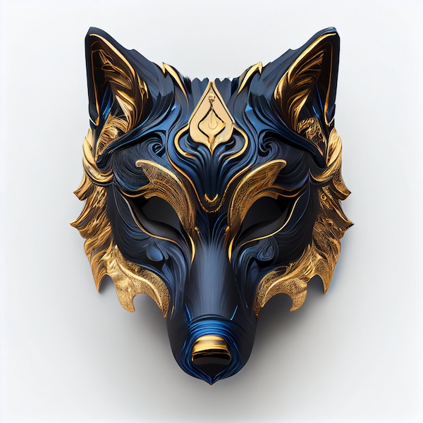Wolf Mask - Etsy