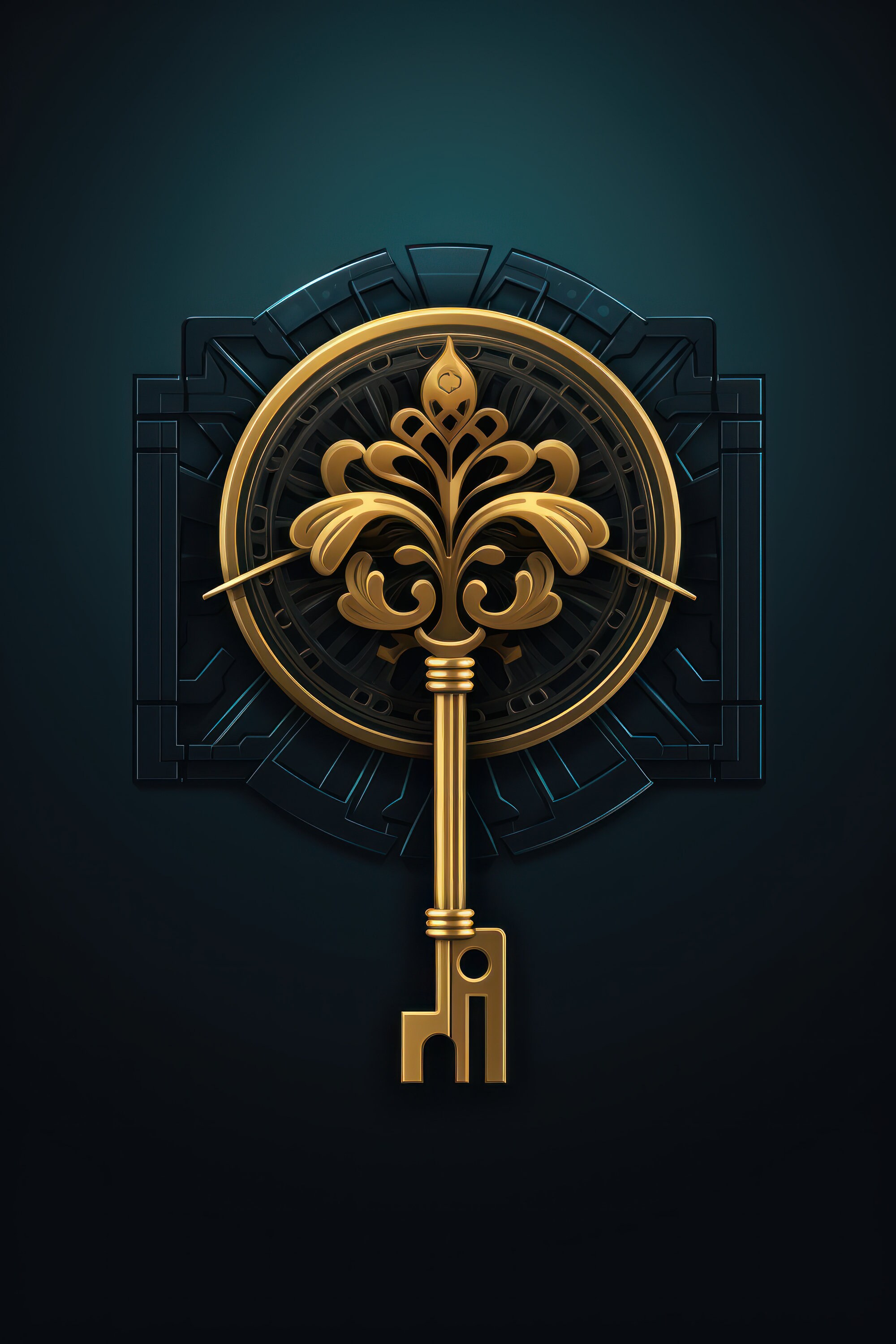 Vintage Key Logo PNG & SVG - Etsy