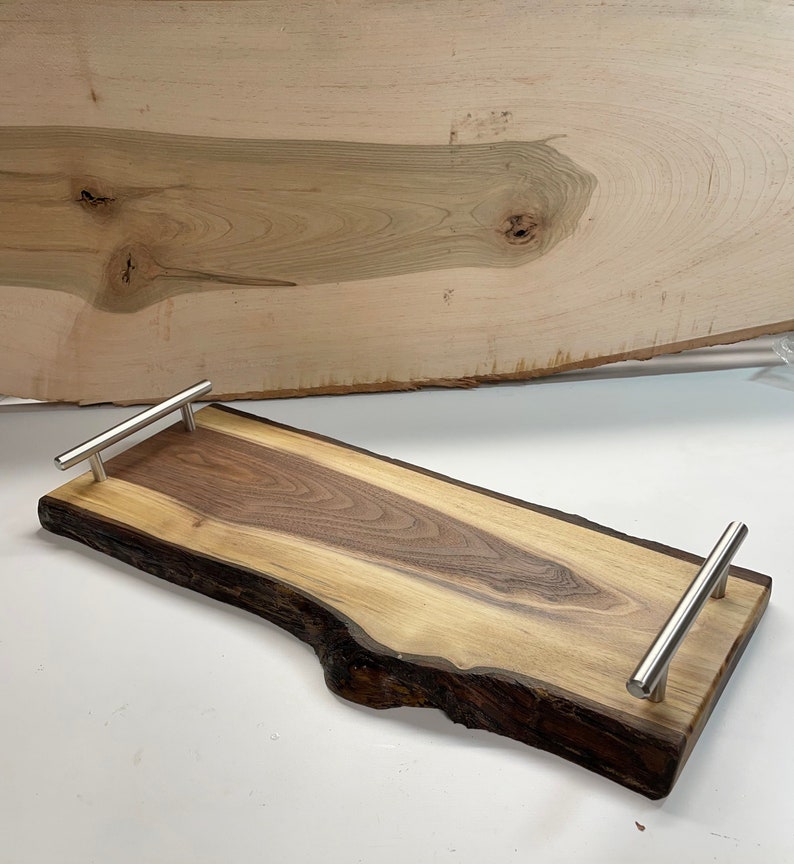 Black Walnut Serving Tray/charcuterie Board - Etsy