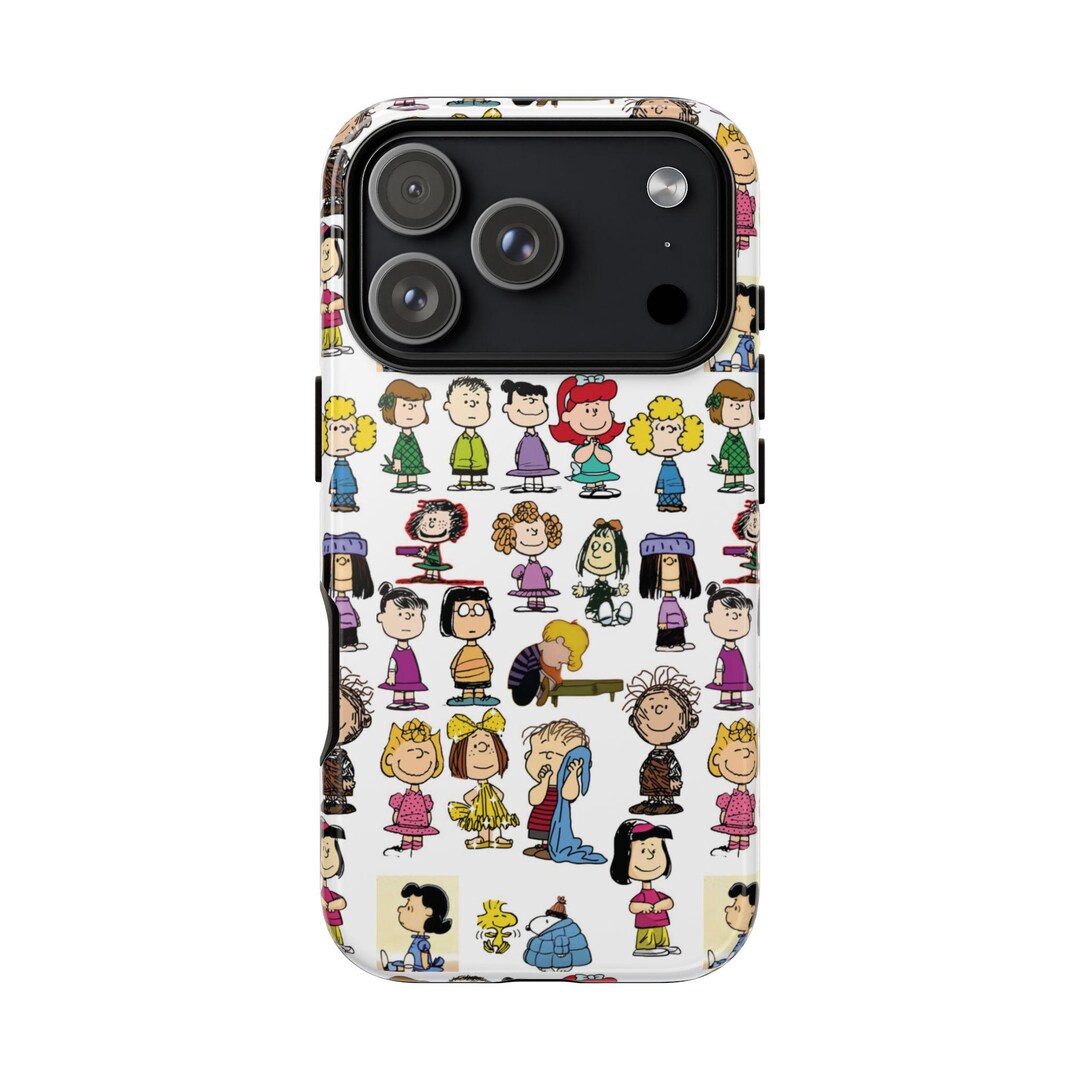 Peanuts Characters Charlie Brown Snoopy Pattern Phone Case | Tough ...