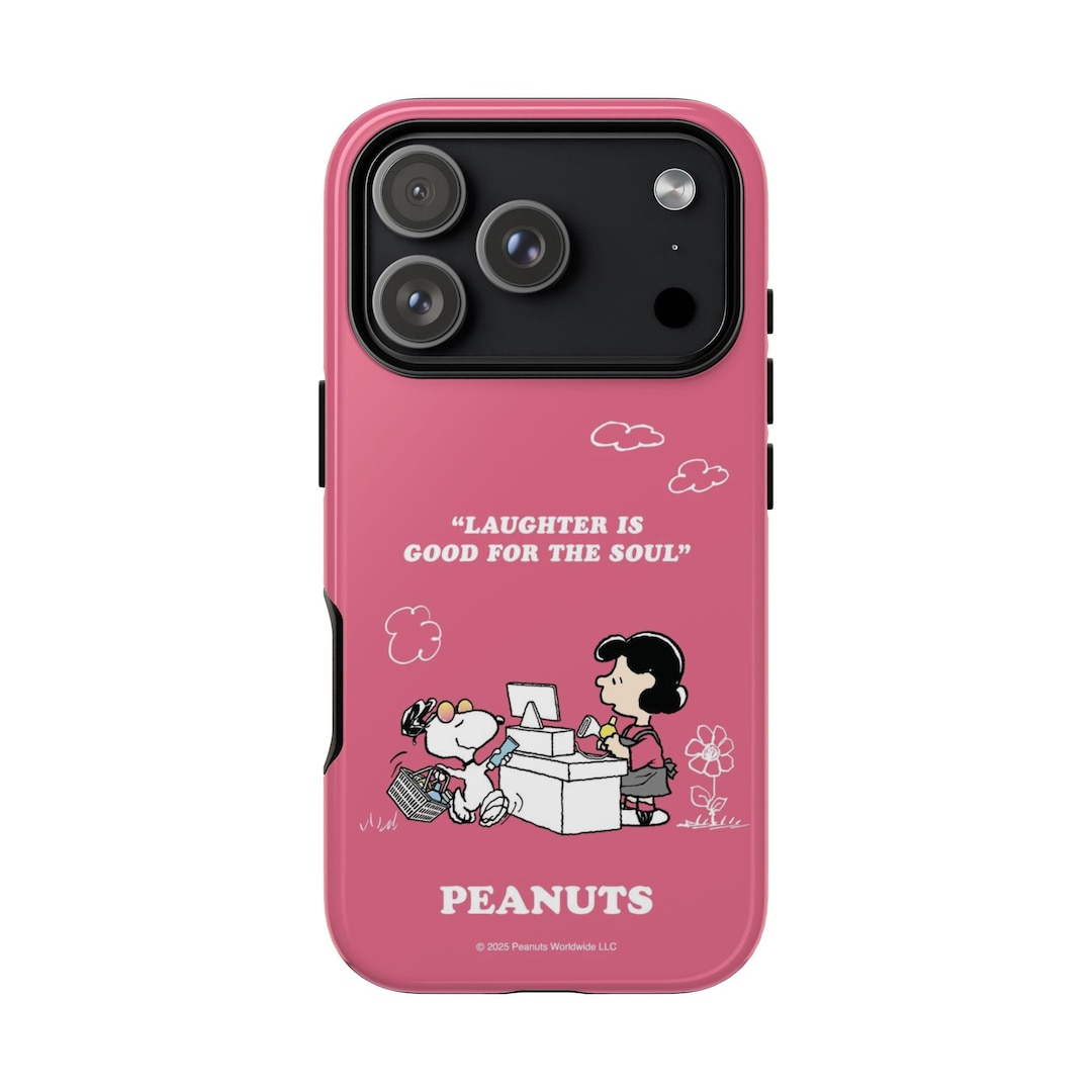 Peanuts Lucy & Snoopy Phone Case | Laughter is Good - Etsy