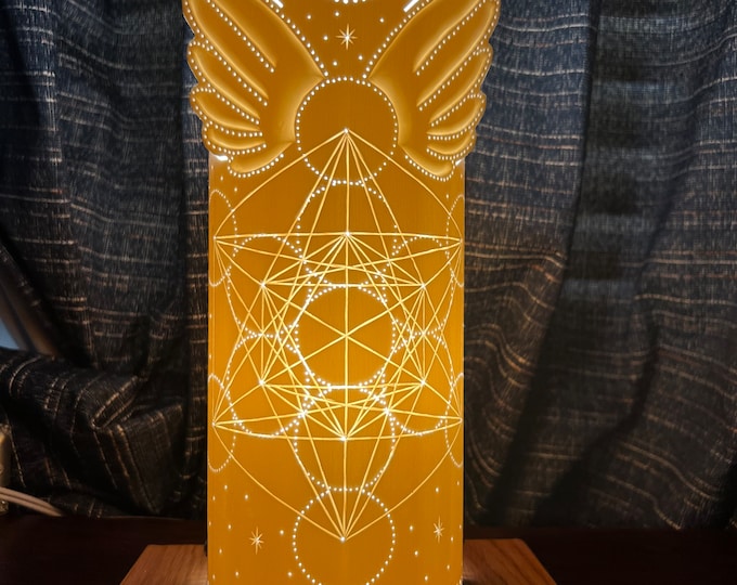 Sacred Geometry Lamp, Metatron Cube Lamp, Metatron's Cube Lamp for ...