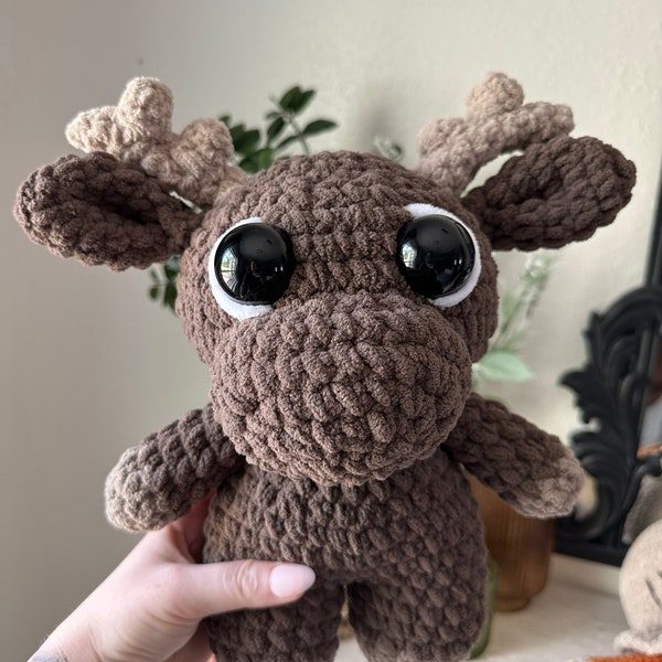 Crocheted Moose - Etsy