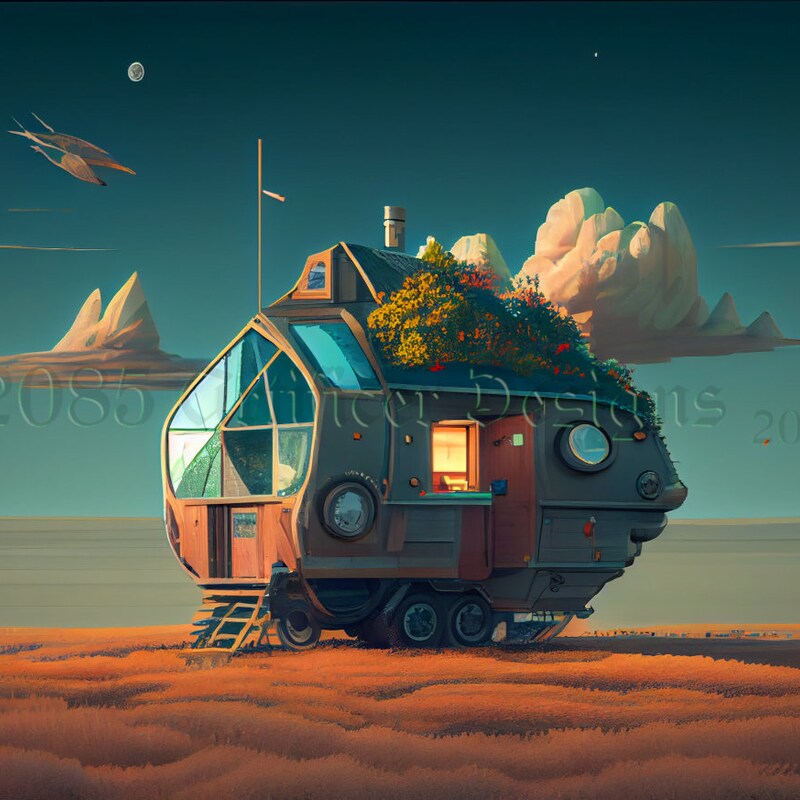 Futuristic Tiny House - Etsy