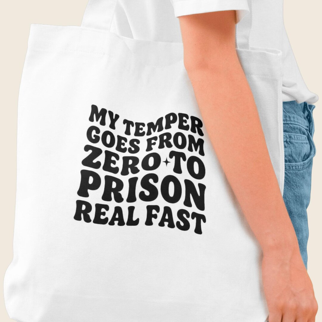 Temper Goes From Zero to Prison Cut Files - Etsy