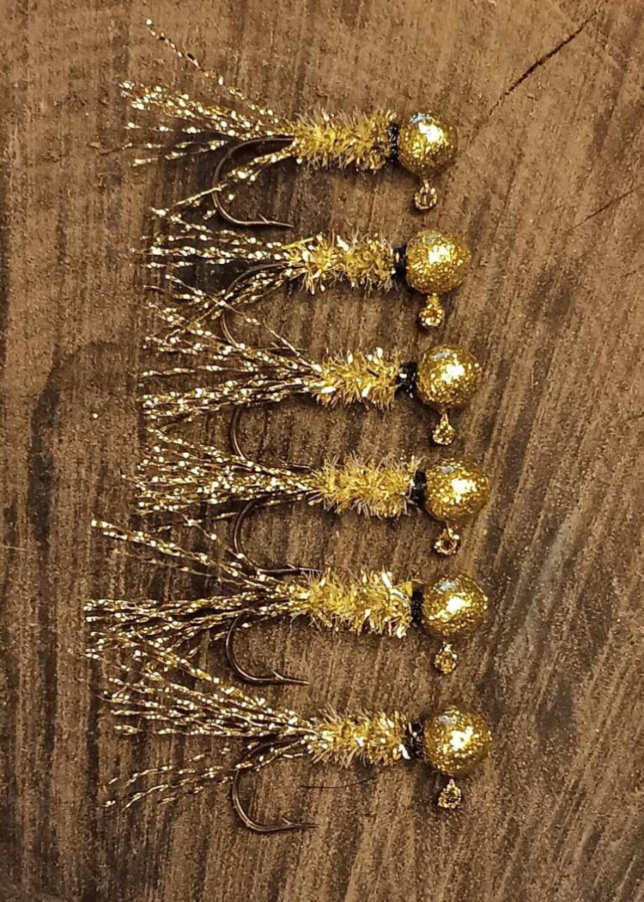6 Hand Tied Crappie Jigs - Etsy