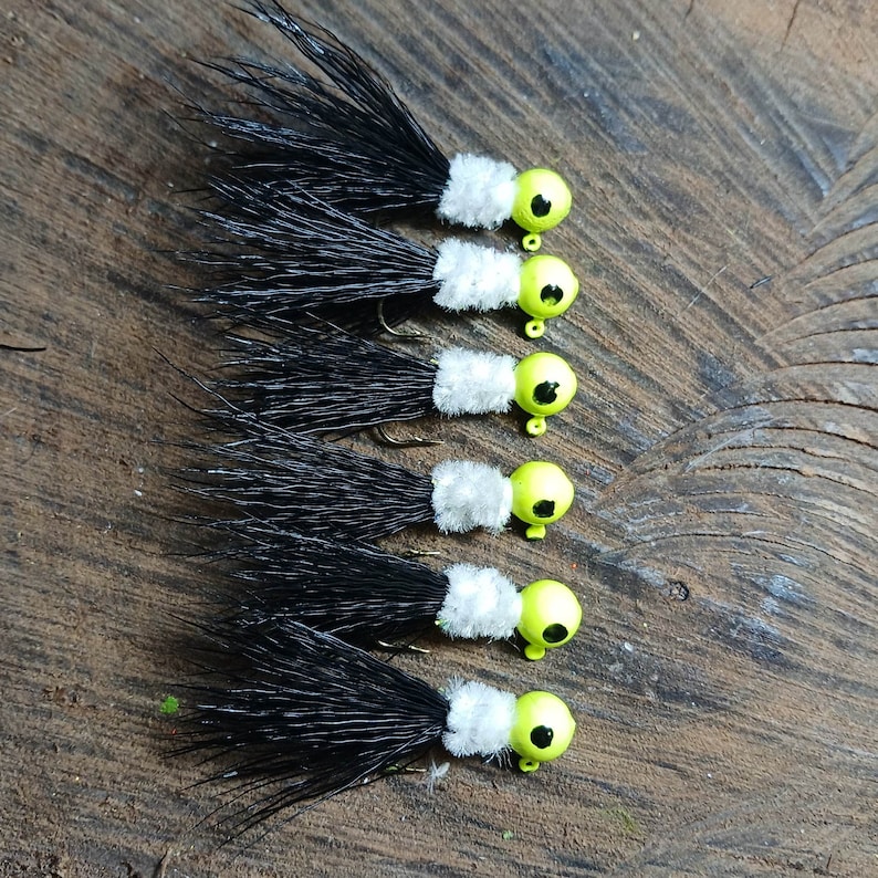 Hand Tied Crappie Jigs - Etsy