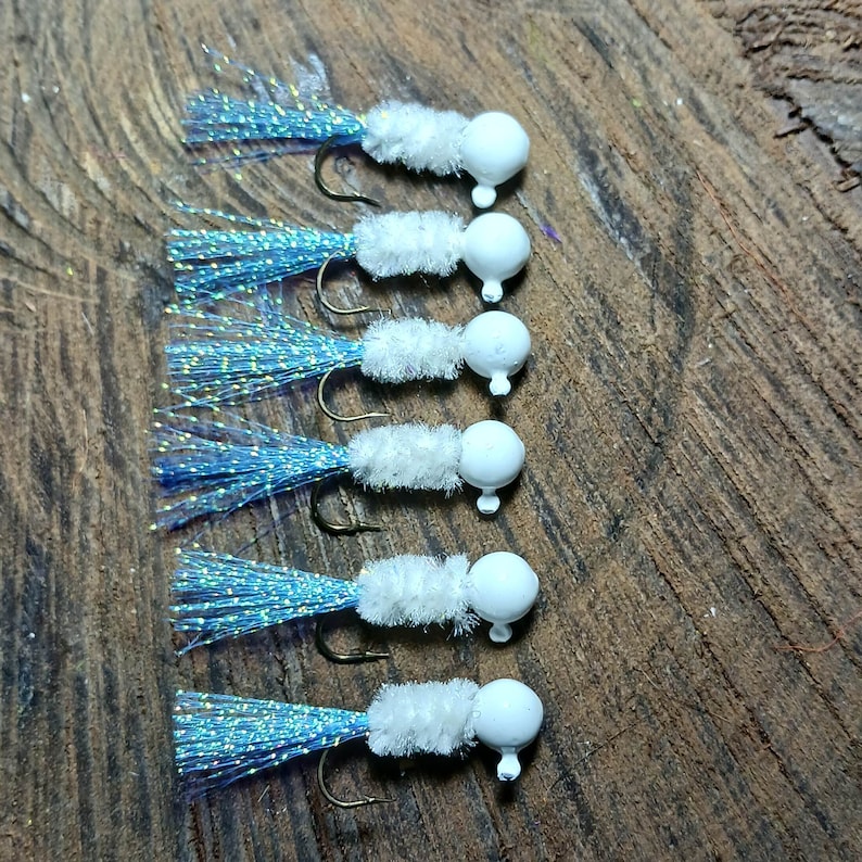 Hand Tied Crappie Jigs - Etsy