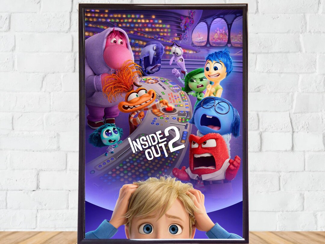 Inside Out 2 Poster Digital Print for Poster, Canvas, Phone Background ...
