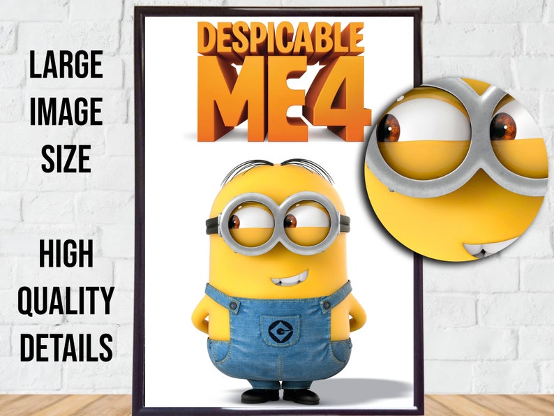 Despicable Me 4 Poster Despicable Me 4 Digital Print for Poster, Canvas ...