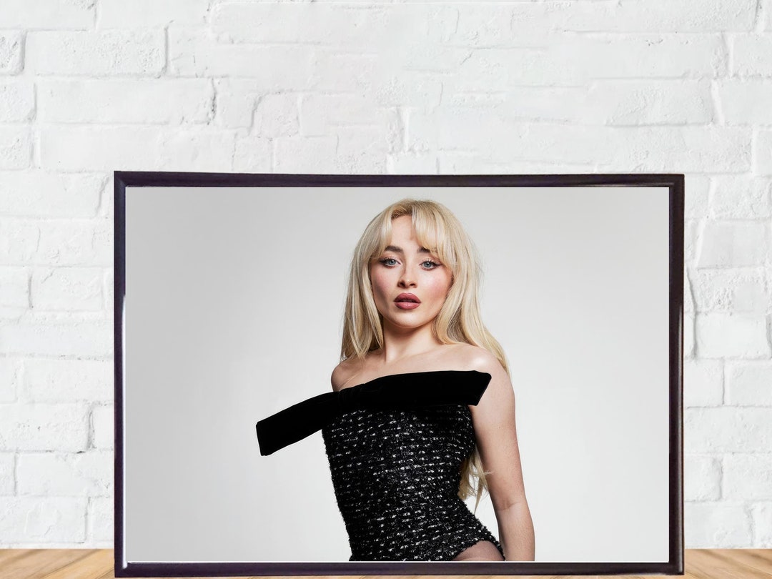 Sabrina Carpenter Digital Print Sabrina Carpenter Poster Photograph ...
