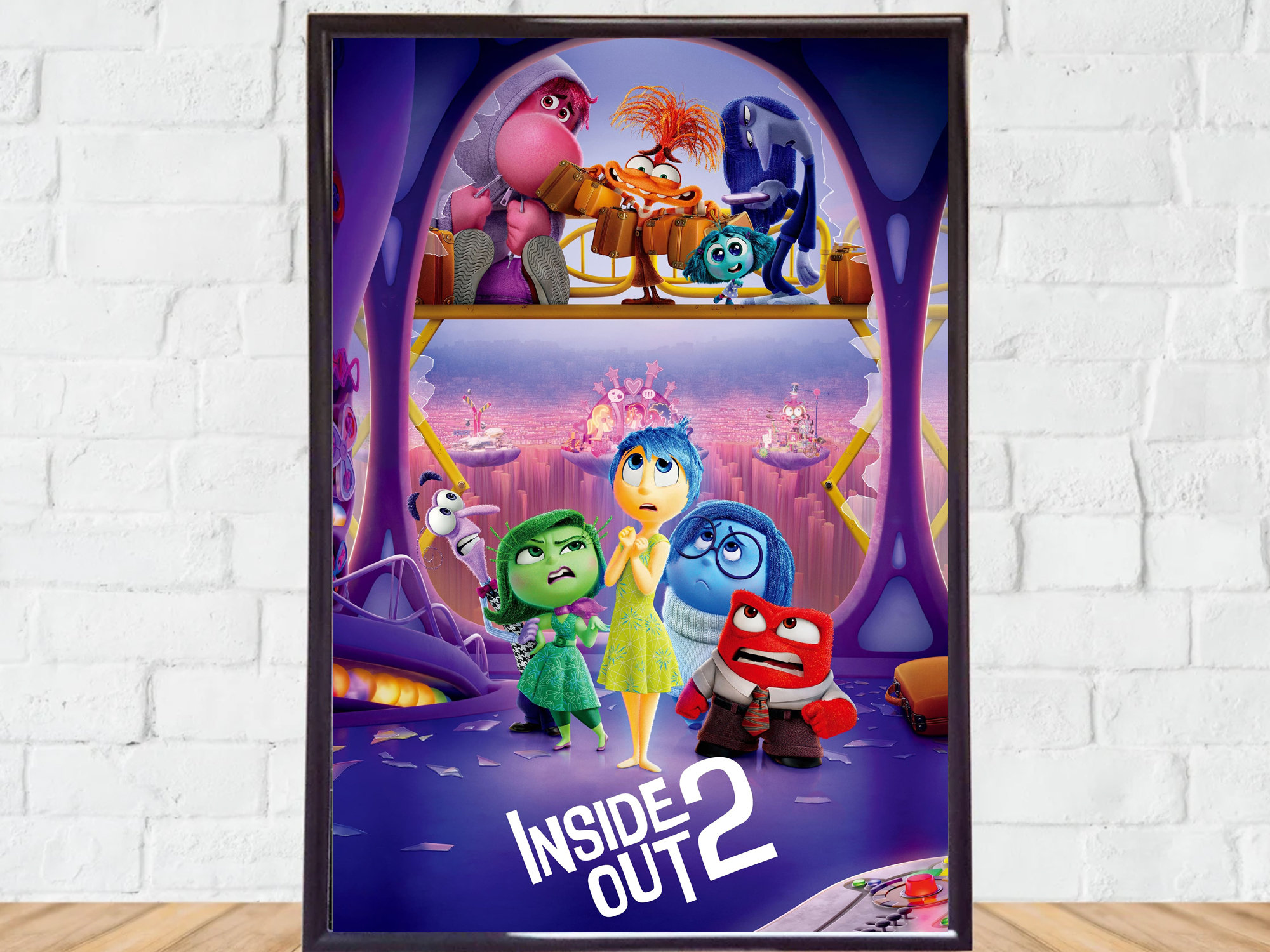 Inside Out 2 Poster Digital Print for Poster, Canvas, Phone Background ...